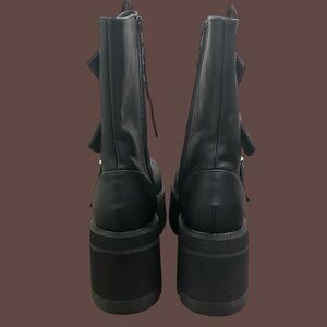 Demonia | Shoes | Demonia Black Vegan Leather Platform Ranger 38 Boots ...